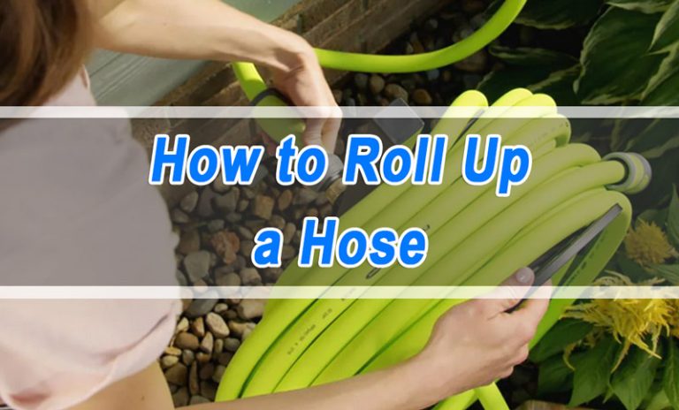 How to Roll Up a Hose by Hand Properly without Kinks & without Reel?